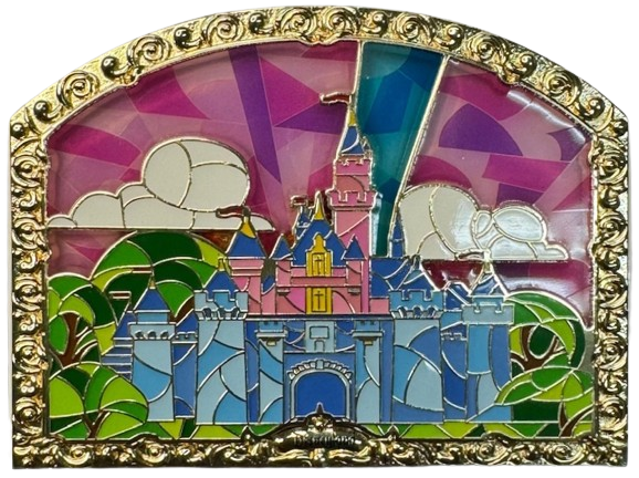 83702 - Stained Glass Castle Windows — Sleeping Beauty Castle - D23 ...