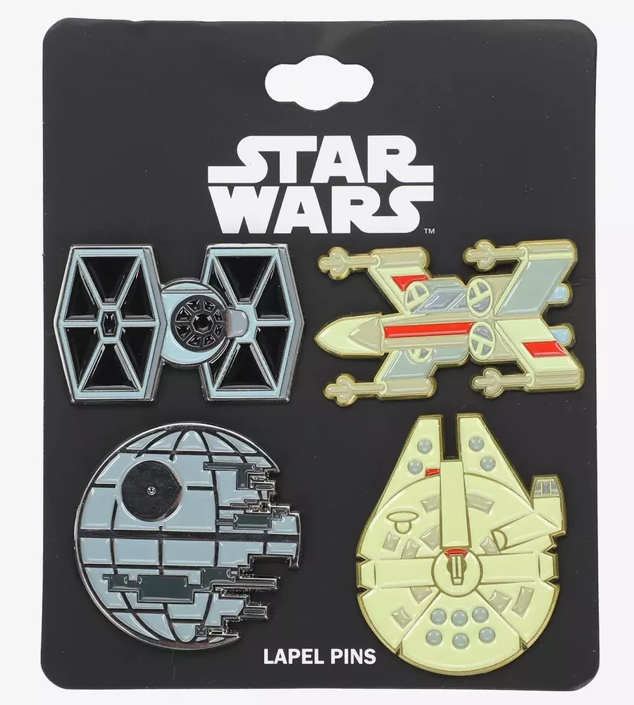 84138 - Tie Fighter & Rebel X-Wing Pin Set - Star Wars - Misc - Disney ...