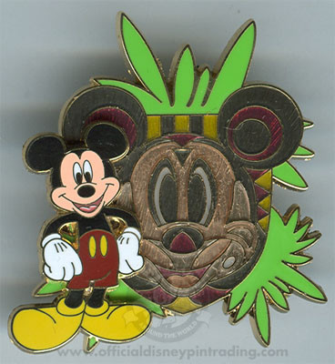 25845 - Mickey Mouse Character Mask - Tiki Character Masks