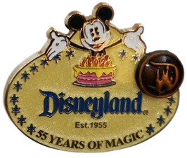 84285 - 55 Years of Magic Cast Member Name Tag - Disneyland 55th ...