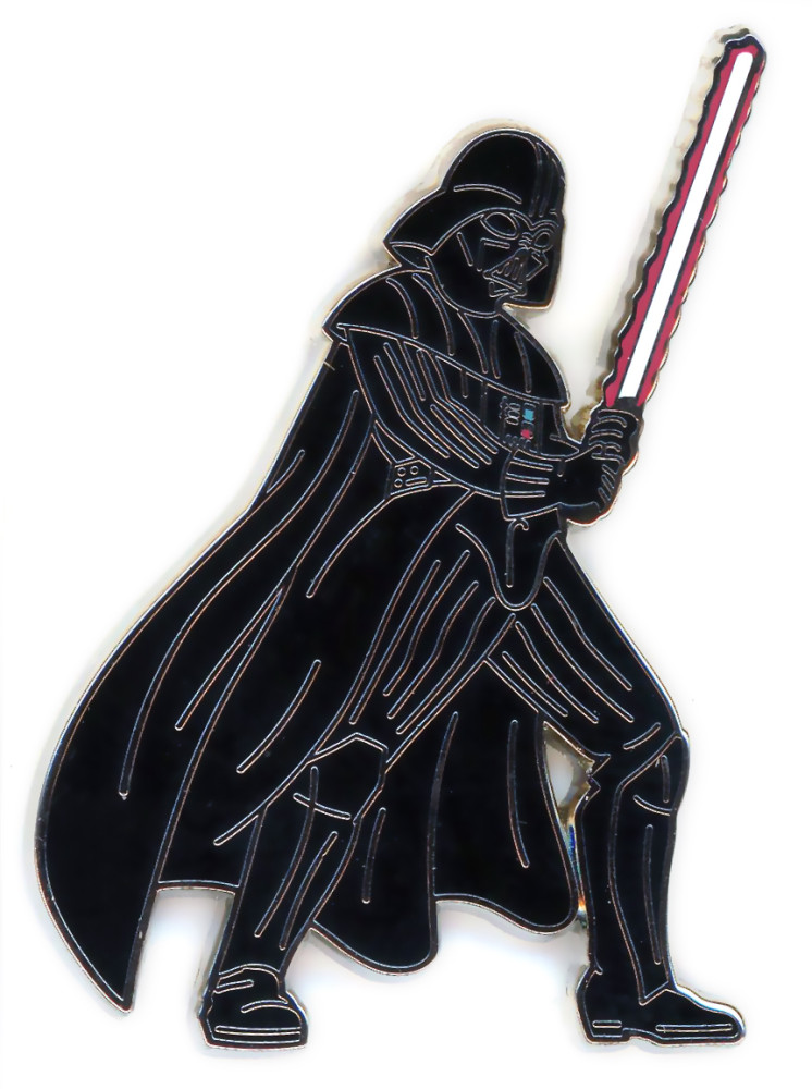 84457 - Darth Vader Holding his LightSaber - Star Wars - Walt Disney World Disney Pin