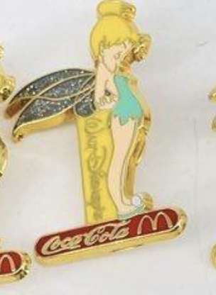 84599 - Tinker Bell (Head Down) - Yellow Variant - Coca Cola / McDonald ...
