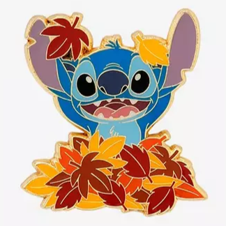 84843 - Stitch in Pile of Leaves - Boxlunch - Lilo & Stitch Fall ...