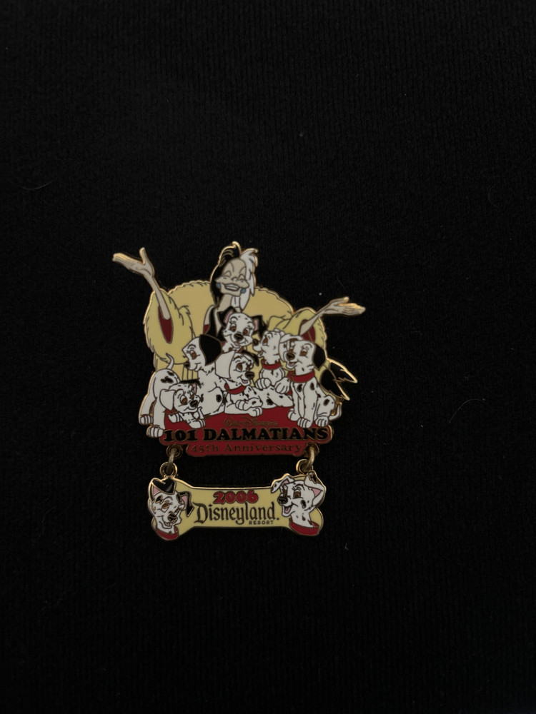 85072 - 45th Anniversary - 101 Dalmatians - Disneyland Resort Disney Pin
