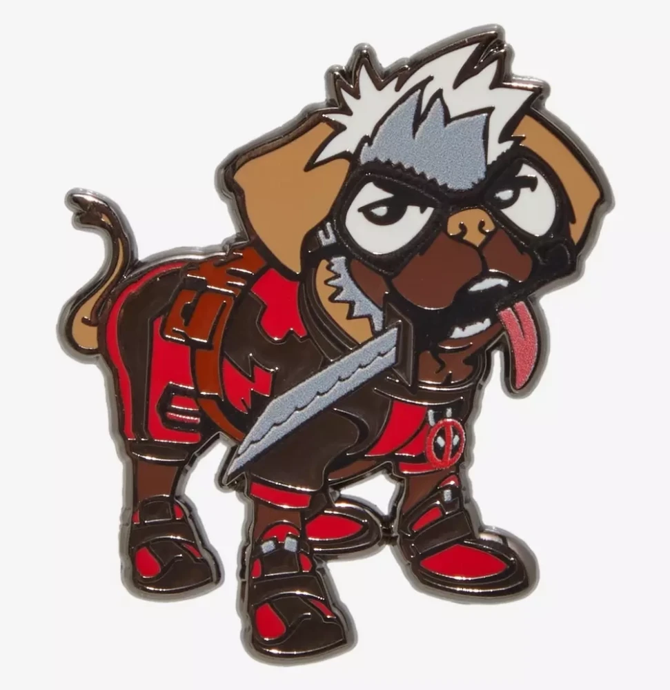 85876 - Marvel Deadpool & Wolverine Dogpool Play Dead Enamel Pin ...