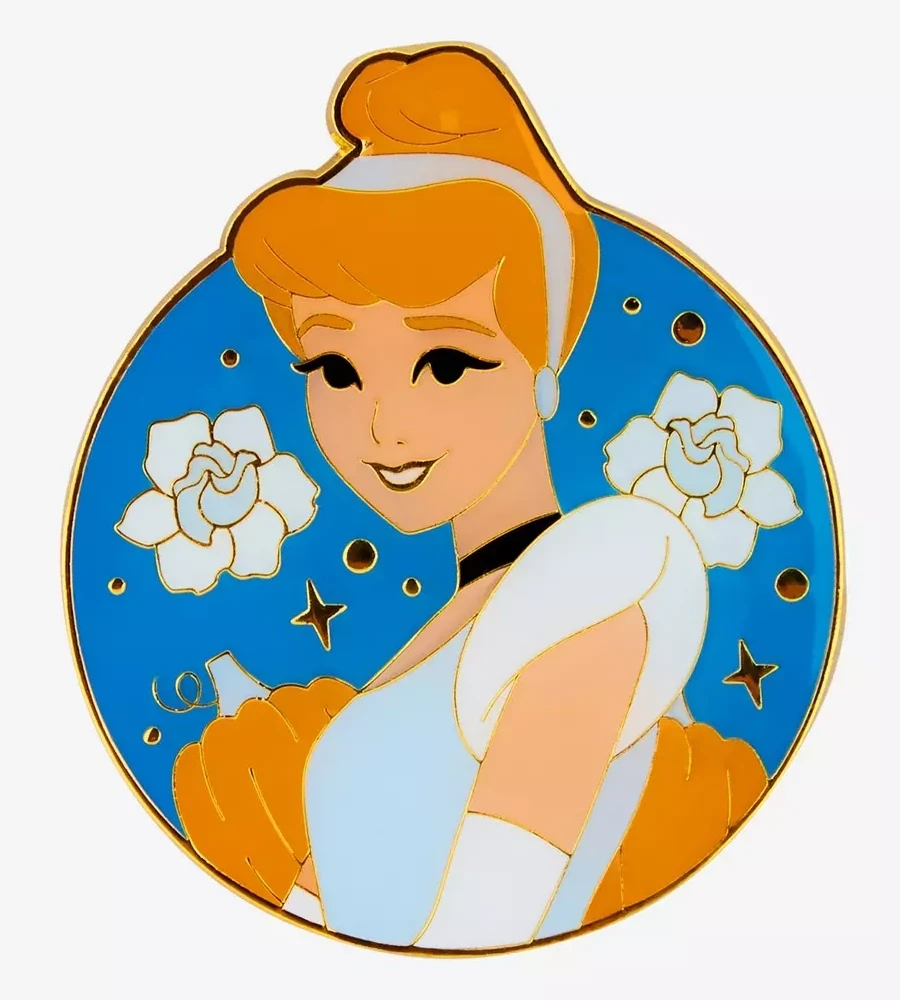 86122 - Cinderella - Boxlunch - Circular Portraits - Loungefly Disney Pin