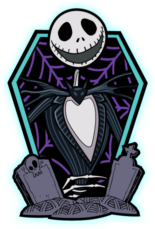 86299 - Glow-in-the-Dark Jack Skellington (Y346) - FiGPiN Mini: The Nightmare Before Christmas ...