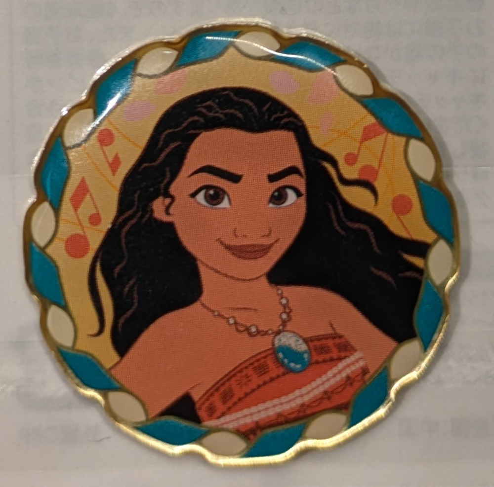 86376 - Moana in a Round Spiral Frame - Disney On Classic - Misc ...