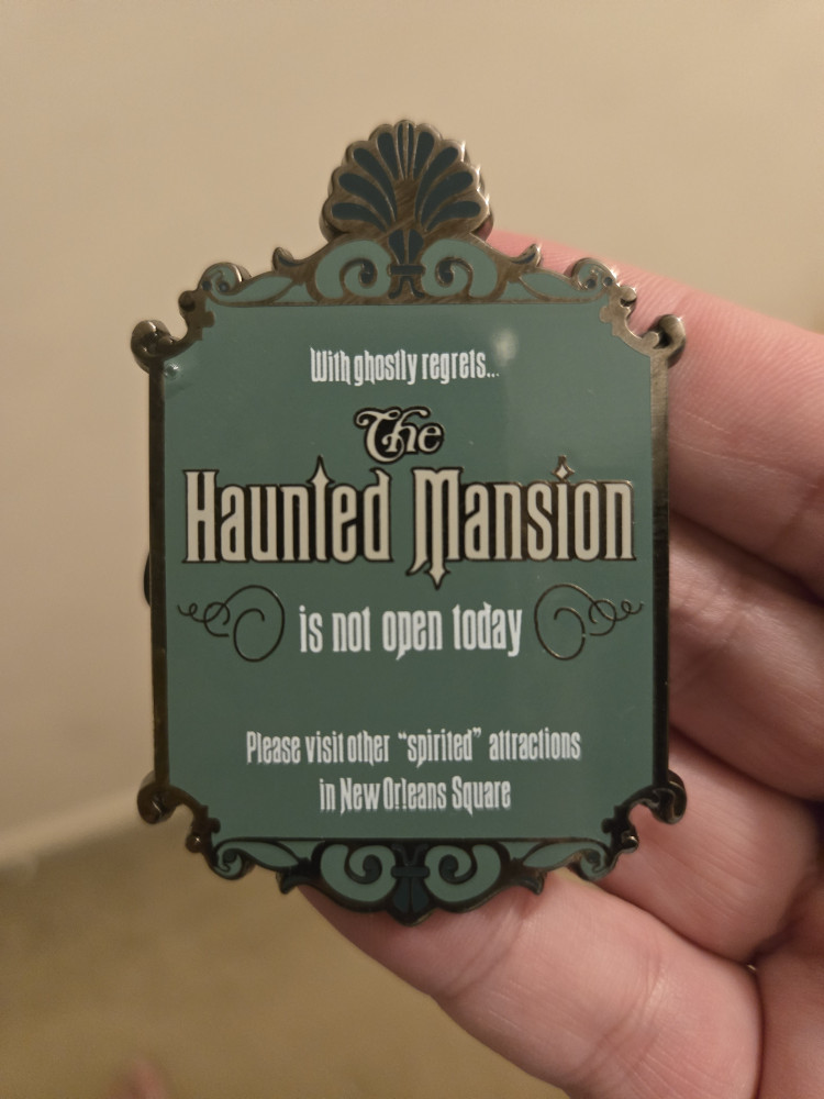 86588 - Haunted Mansion not open today sign - Haunted Mansion - Walt ...