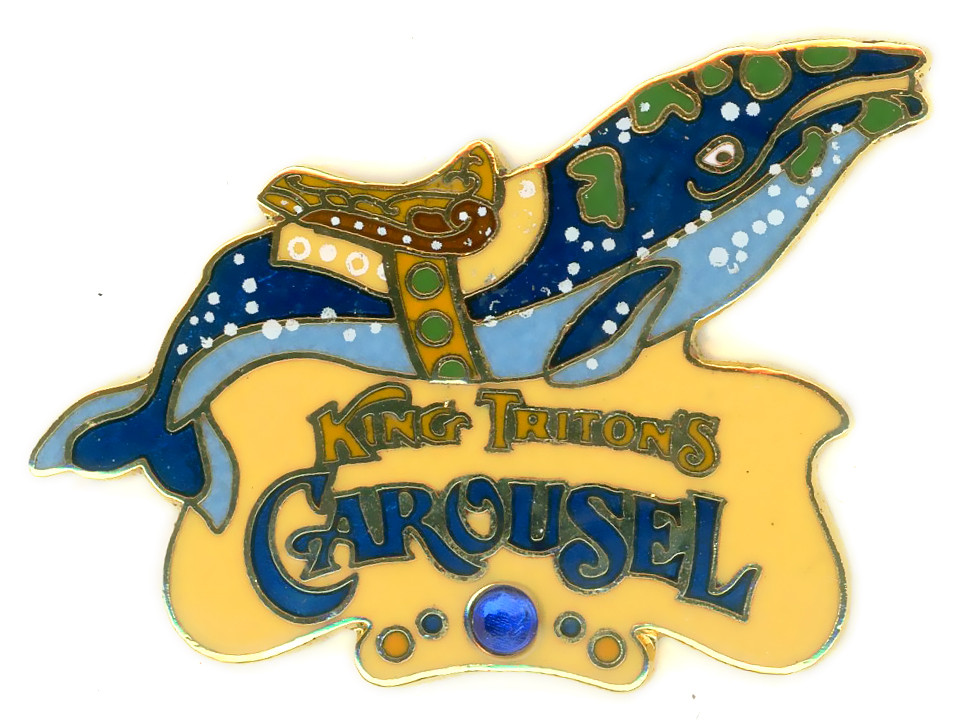 86593 - Blue Whale - King Triton's Carousel of the Sea - Disneyland ...