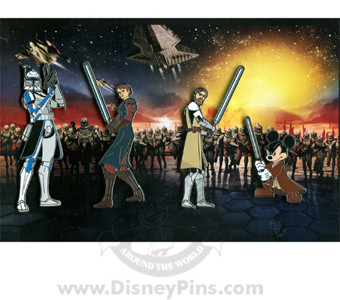87321 - Clone wars - Anakin, Obi Wan, Captain Rex, Jedi Mickey - Star ...
