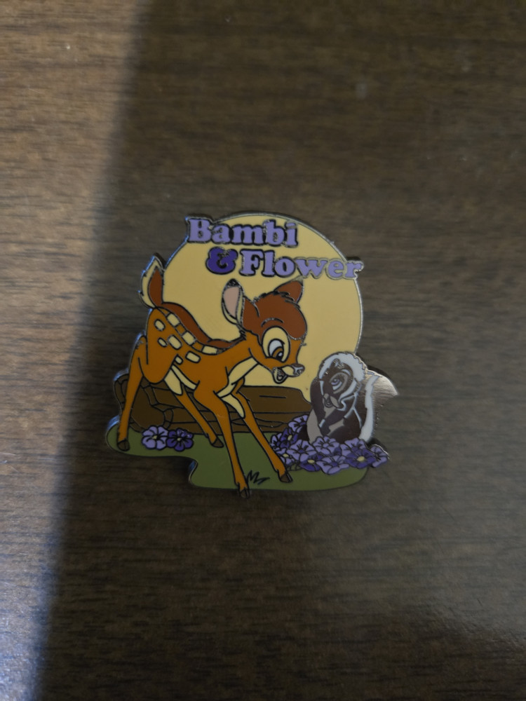 87357 - Bambi & Flower - Bambi - Disney Store US Disney Pin