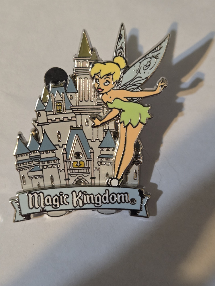 87636 - Tinker Bell with Cinderella Castle - Tinker Bell - Walt Disney World Disney Pin