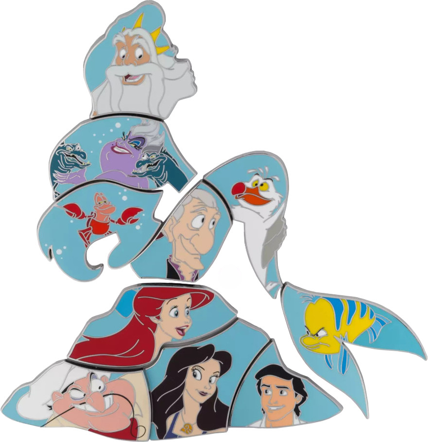 The Little Mermaid 35th Anniversary Disney Trading Pin Series | Pin & Pop