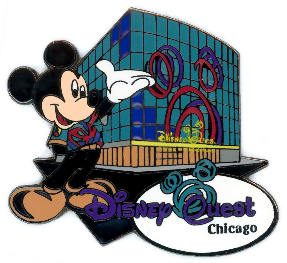 89253 - Chicago Building with Mickey Mouse - DisneyQuest - Misc ...