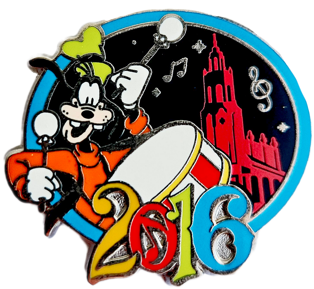 48540 - Starter Lanyard Set - Hollywood Studios - Goofy Drum - 2016 ...