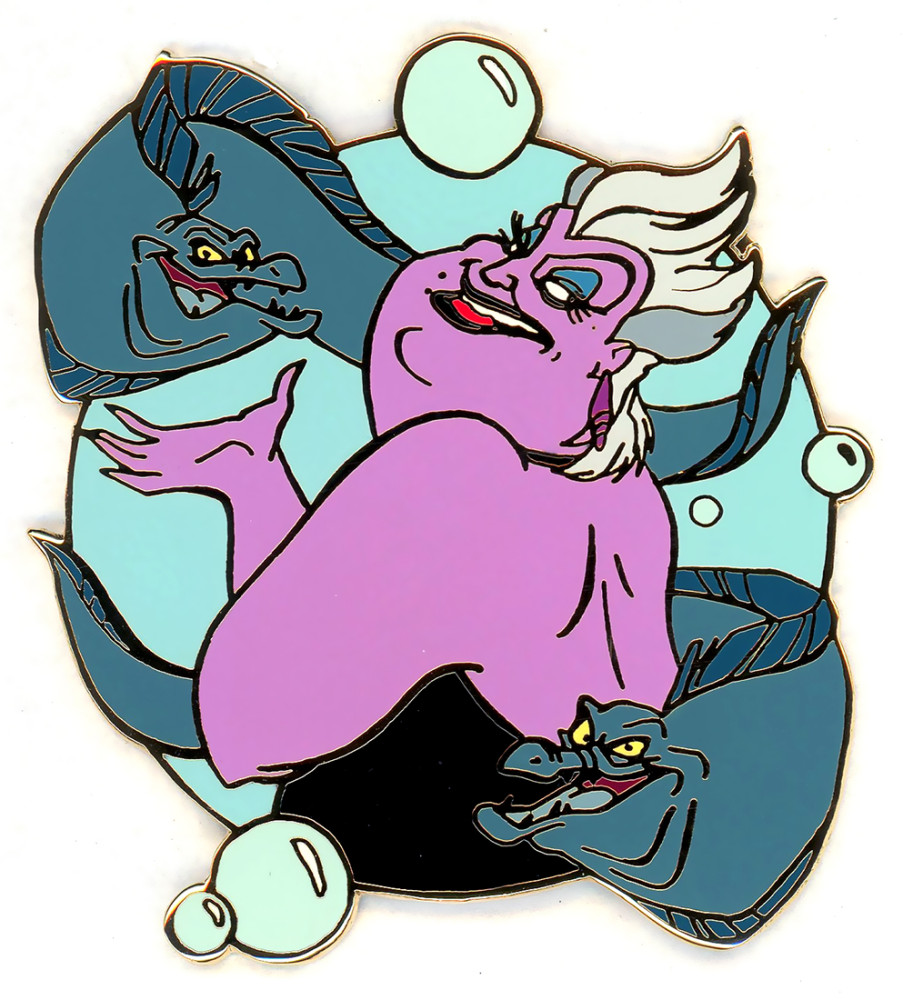 89364 - Ursula with Flotsam & Jetsam - Disney Auctions Villains and ...