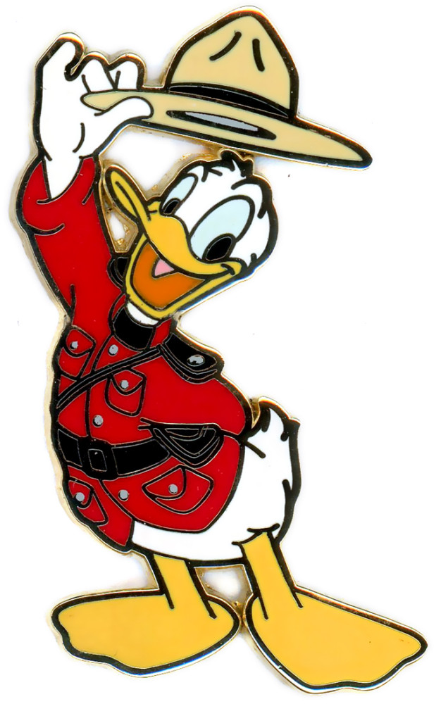 89369 - Royal Canadian Mountie Donald Duck - Disney Shopping Law ...