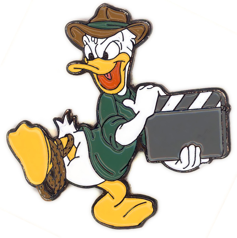 89373 - Holding a Movie Clapboard - Donald Duck