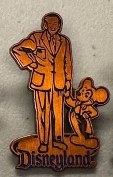 89403 - Walt Disney and Mickey - Copper with Purple Outline - Large ...