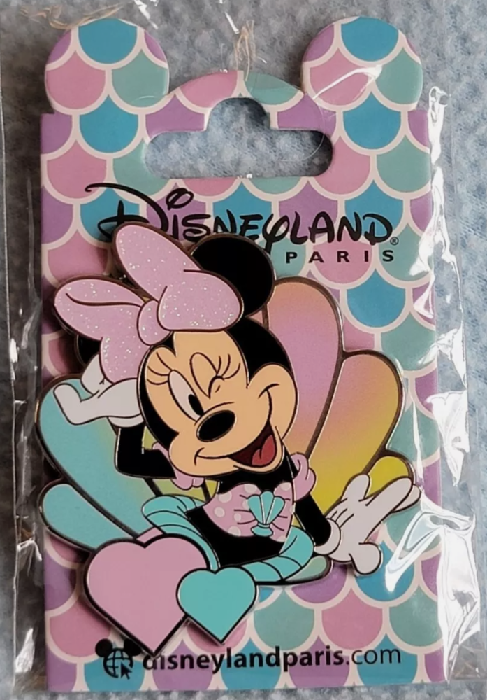 89413 - Minnie Mouse Mermaid Sea Shell - Mermaid Minnie - Disneyland ...