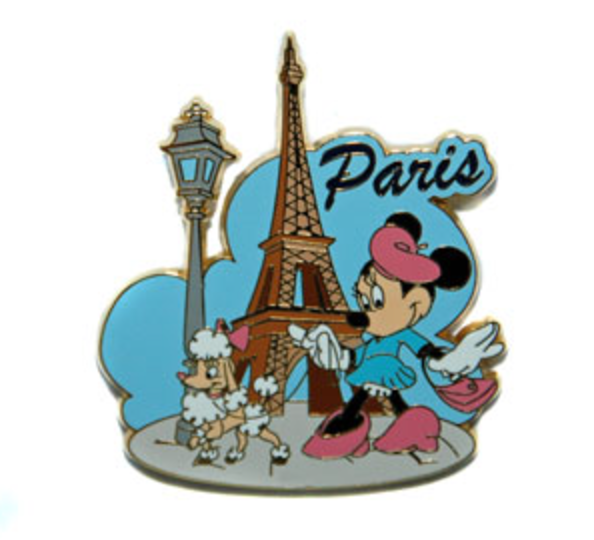 89504 - Minnie - Paris Eiffel Tower - Disneyland Resort Paris Disney Pin