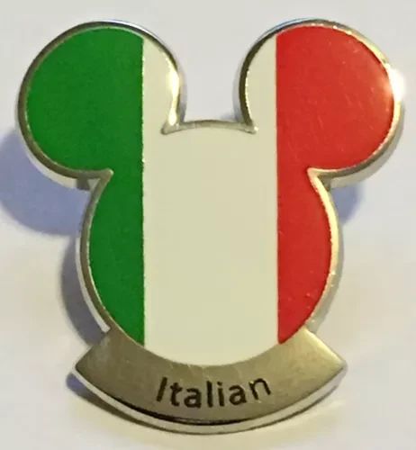 89560 - Italian - Italian flag - Cast Exclusive Language Mickey Heads ...