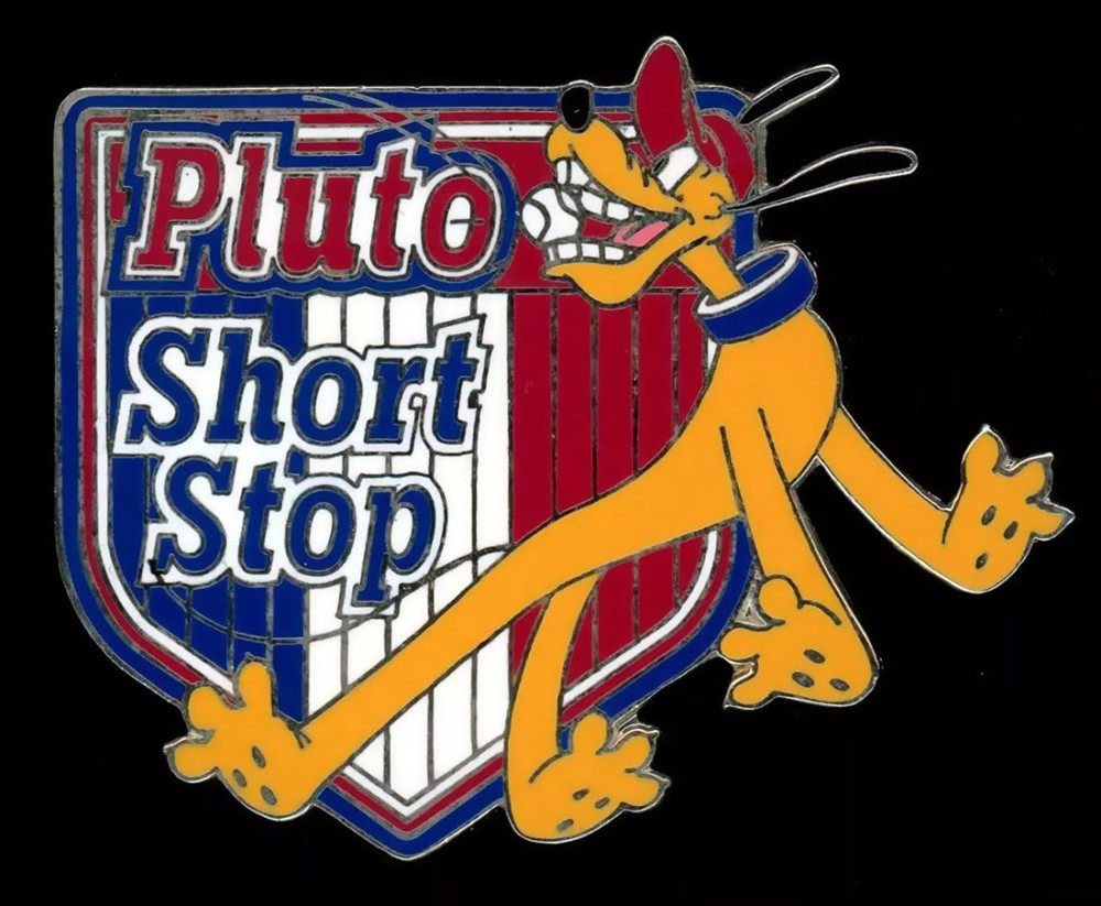 89589 - Short Stop Pluto - Baseball Pin Series - Disney Auctions Disney Pin