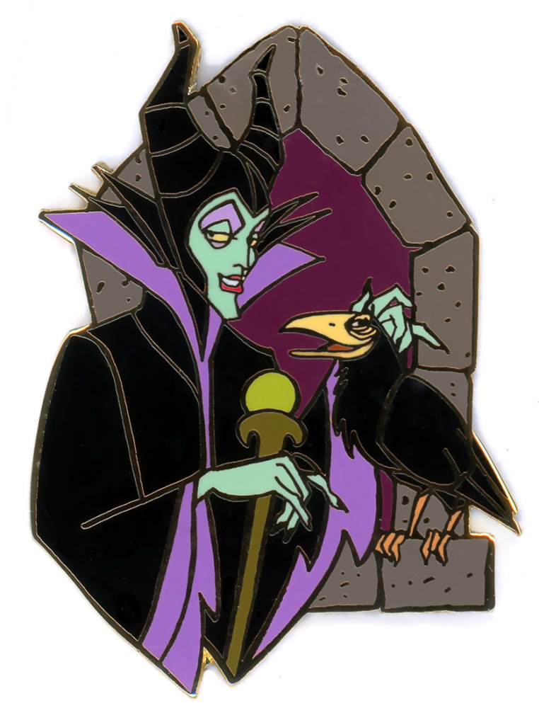 89755 - Maleficent and Diablo in a Castle Window - Disney Auctions ...