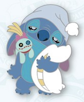 89928 - Stitch and Scrump - Waking Up - Disneyland Resort Paris Disney Pin