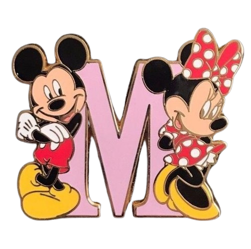 9000 - Letter M - Mickey & Minnie Mouse - Disney PALS Lucky Draw ...