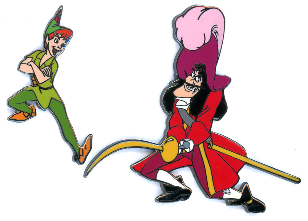 90041 - Peter Pan Bouncing on Capatain Hook's Sword - Memorable Moments ...