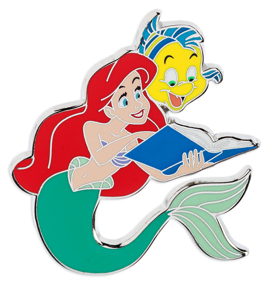 90047 - Ariel and Flounder With A Book - The Little Mermaid