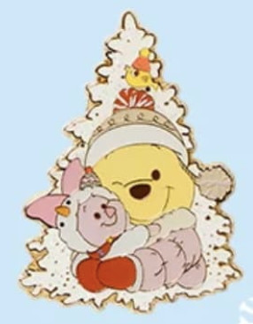 90056 - Pooh Bear and Piglet Hugging - Winter Winnie the Pooh and ...