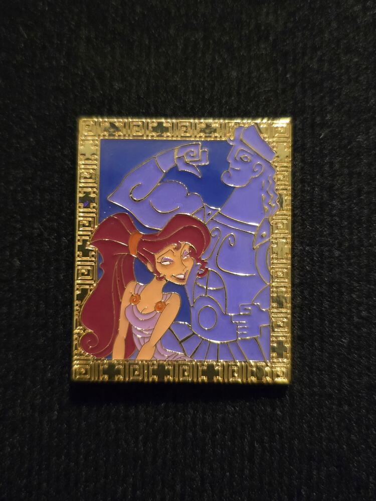 90494 - Loungefly Disney Hercules Meg & Hercules Frame Enamel Pin ...