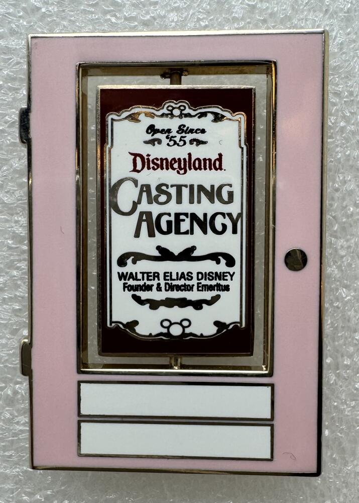 90569 - Walt Disney - Main Street Casting Agency Door '55 - Pink ...