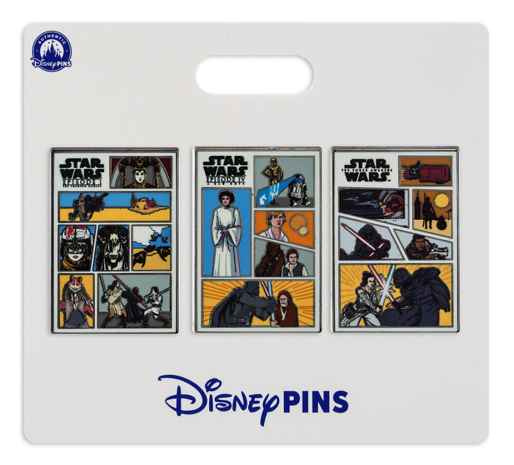 90596 - Star Wars Comic 3 Pin Set - Star Wars Comic