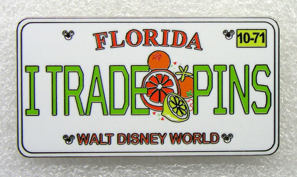 90709 - I Trade Pins Florida License Plate - Celebrating 25 Years of ...