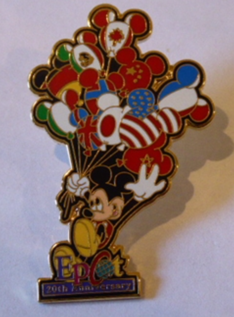 90784 - Mickey and World Showcase Balloons - Epcot 20 Years of ...