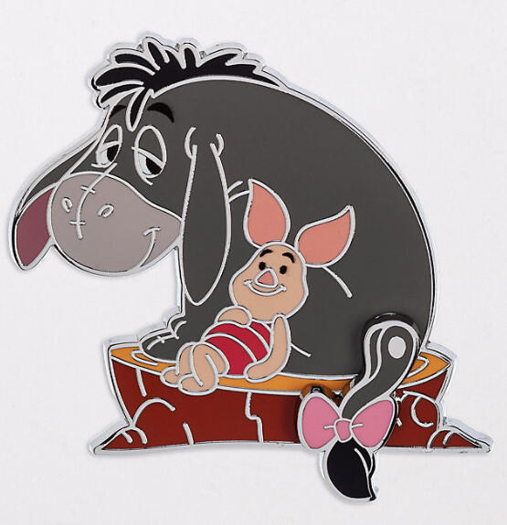 90886 - Eeyore & Piglet Swivel Pin - Winnie the Pooh
