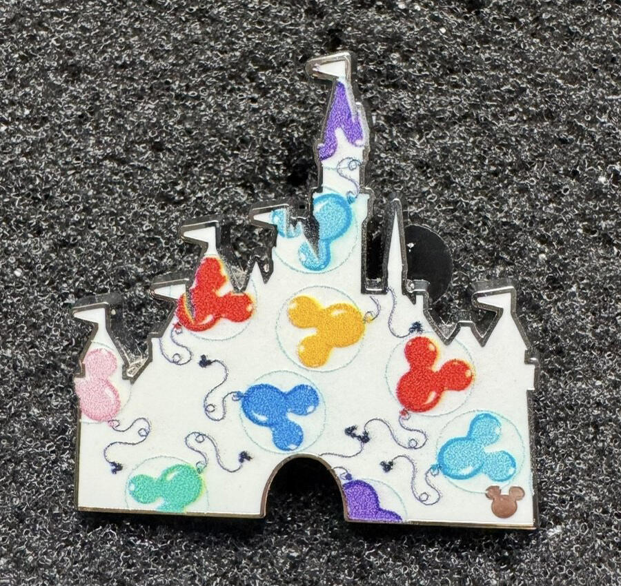 90943 - Balloons - DLR Hidden Disney Series 2025 Wave A: Castles - Disneyland Resort Disney Pin