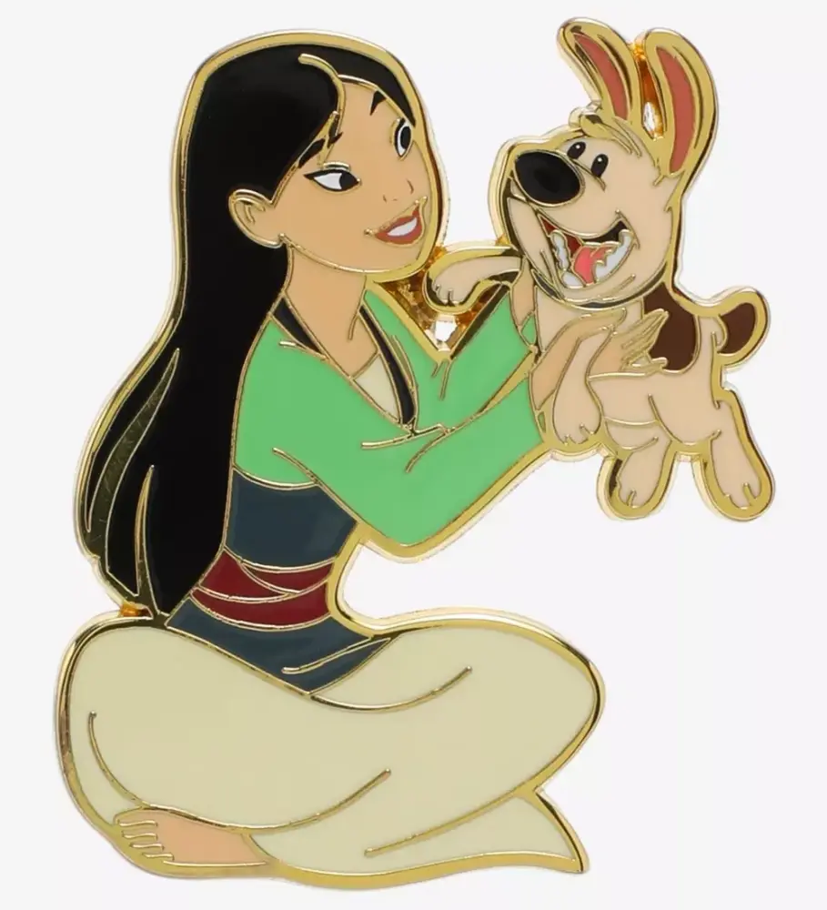91064 Mulan And Little Brother Sitting Mulan Misc Disney 7917