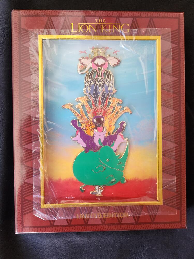 91130 - Simba Nala Zazu Jumbo - The Lion King 30th Anniversary - Walt Disney Imagineering Disney Pin