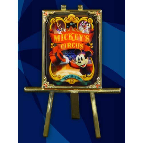 91166 - Mickey's Circus Poster Pin and Easel - Mickey's Circus - Walt ...