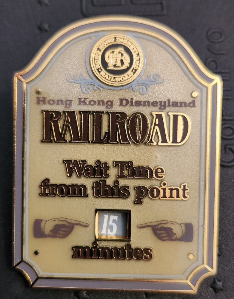 91515 - Railroad Train - HKDL Wait Time Signs - Walt Disney ...