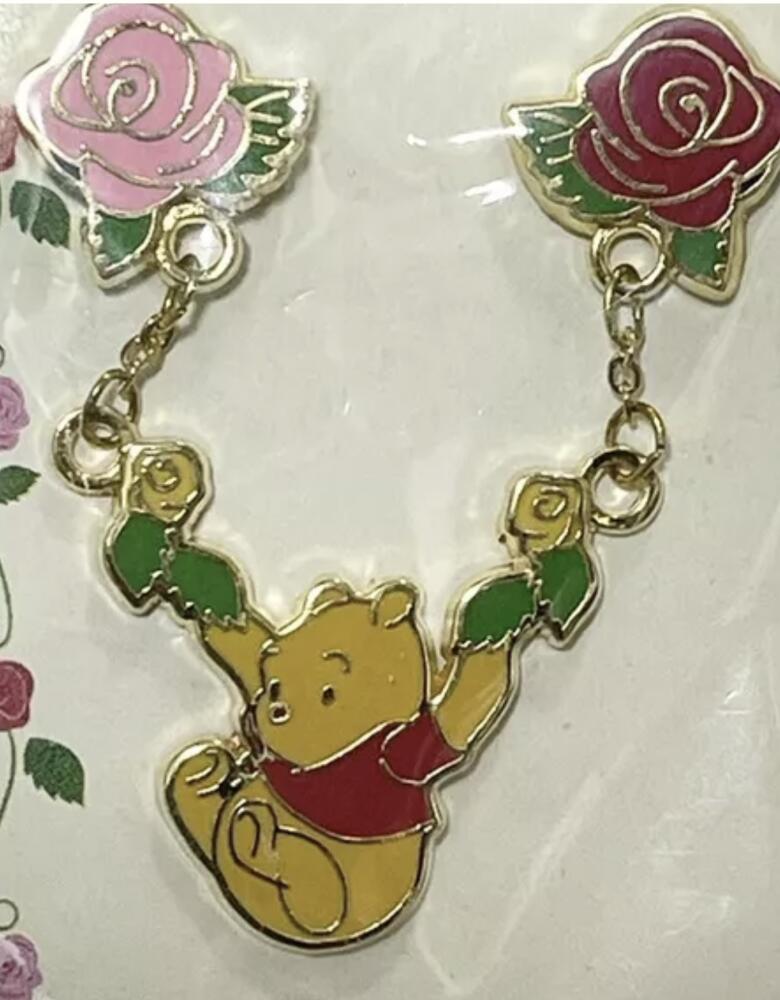 91600 - Pooh pin Japan- swinging rose pooh - JDS Pooh - Disney Store ...