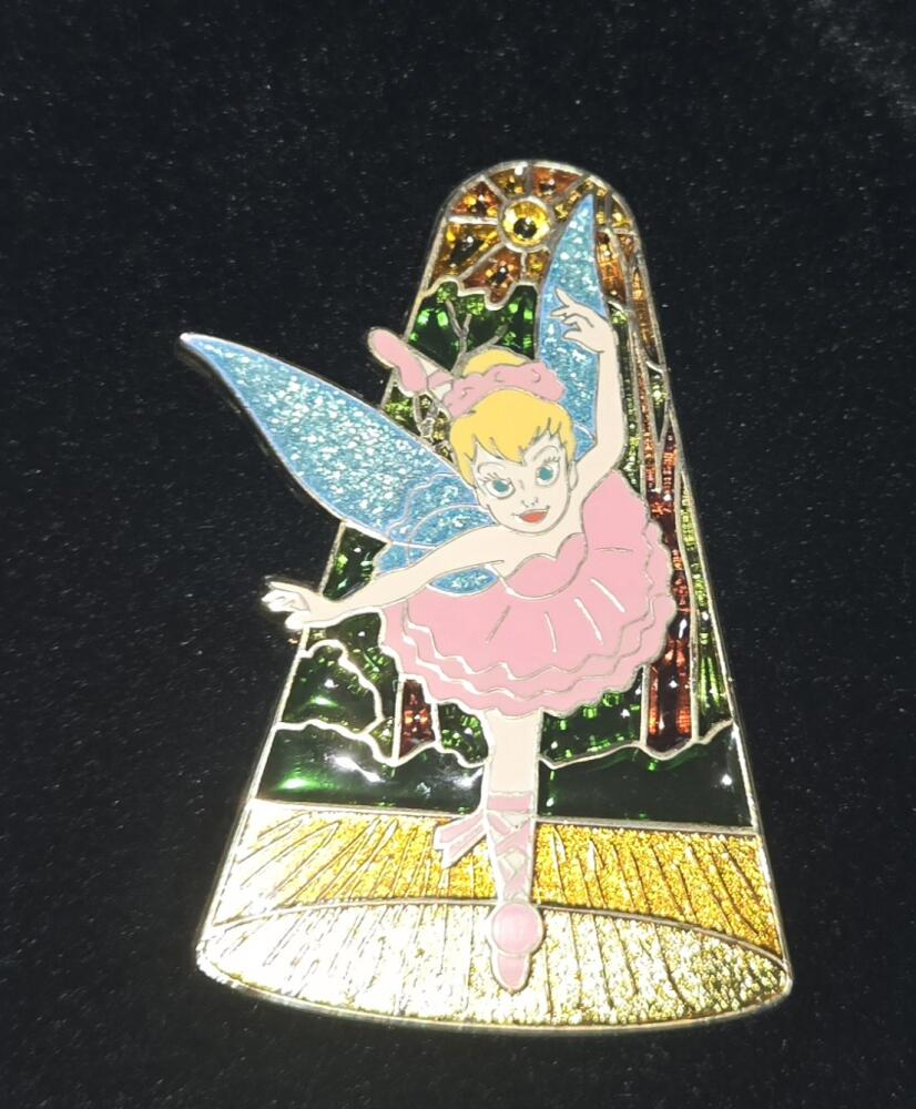 91780 - Tinkerbell Ballerina Stained Glass - Disney Store US Disney Pin