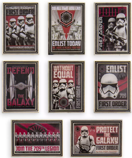 92065 - First Order Propaganda Poster Mystery Pin Set - Star Wars ...