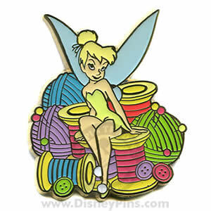 92380 - Tinker Bell - Spotlight - Sitting - Walt Disney World Disney Pin