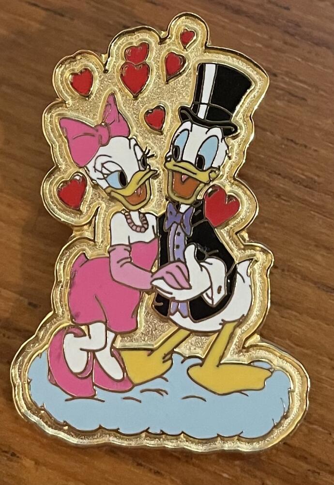 92876 - Donald and Daisy Duck dancing - Walt Disney 100th Year ...